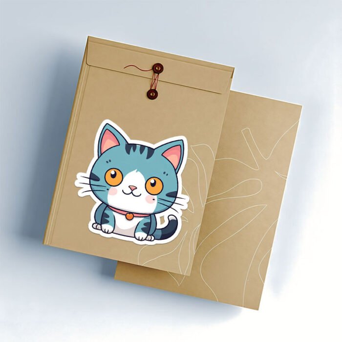 Sleeping Cat PNG Stickers | Cute Minimalist Bundle